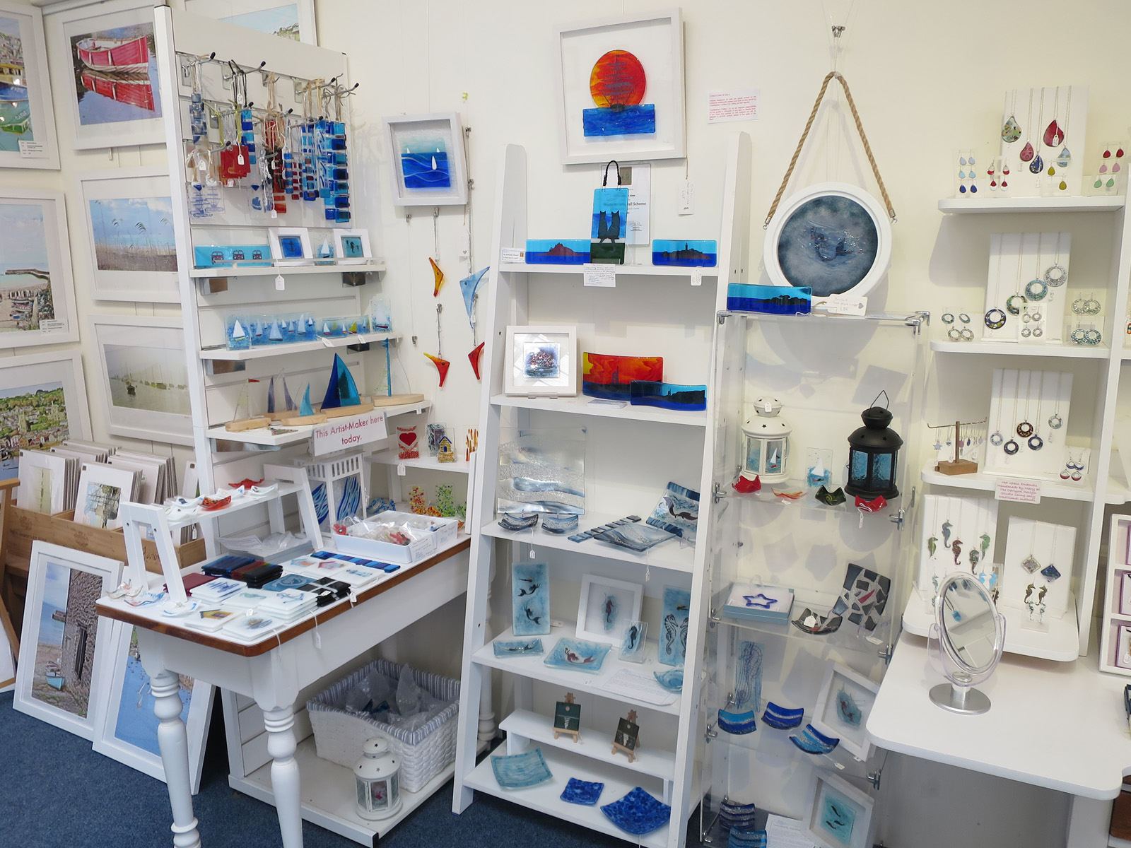 Blue Freedom Glass - The Old Workshop Charlestown